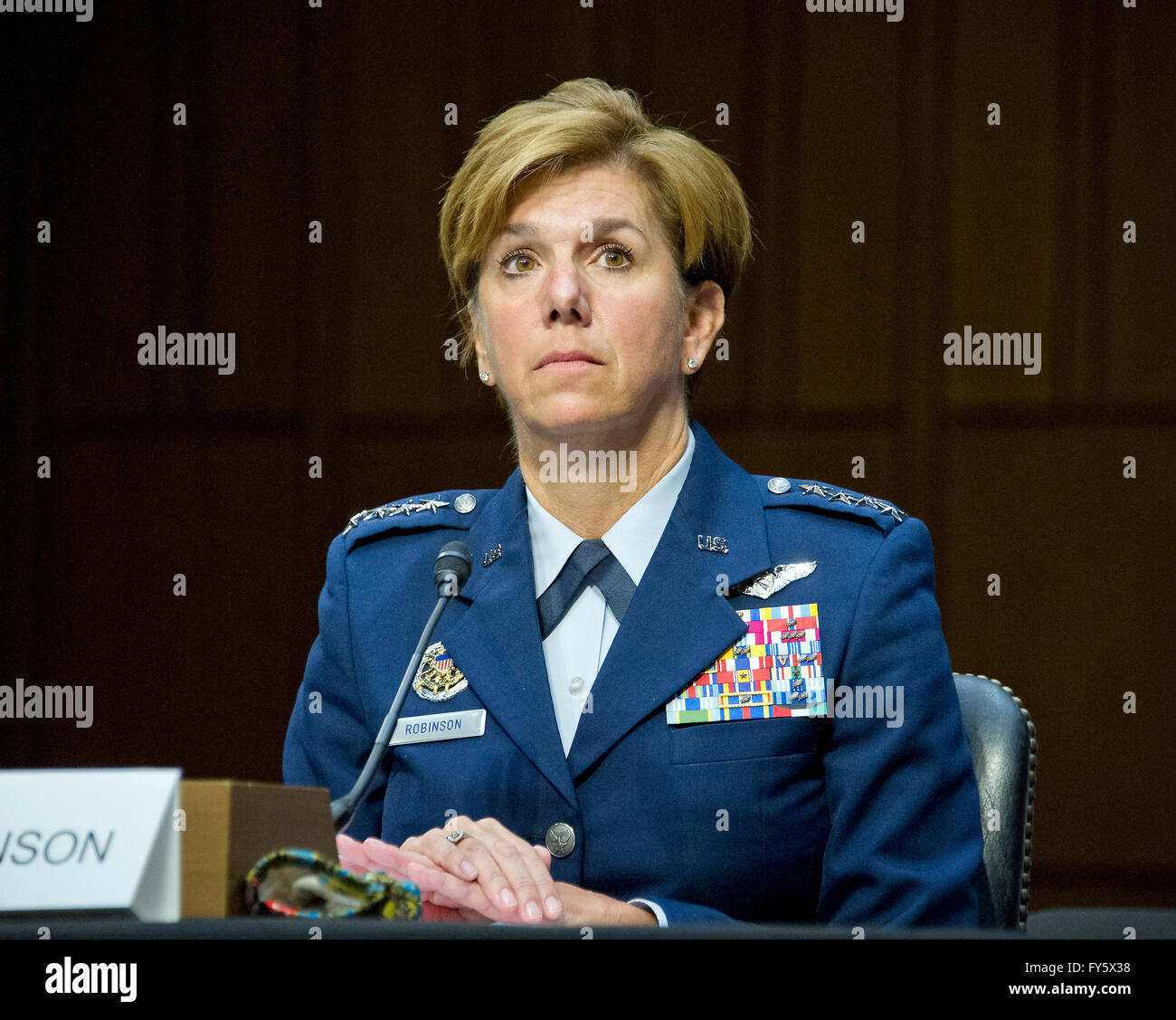 United States Air Force General Lori J. Robinson testifies before the ...