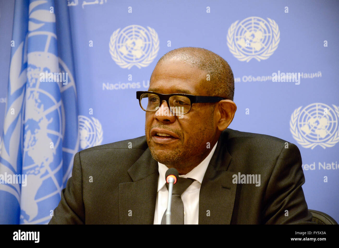 Actor and UNESCO Goodwill Ambassador Forest Whitaker calls for the ...