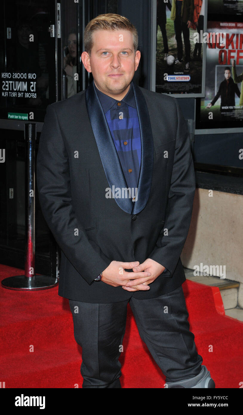 London, UK. Greg McHugh attends the Kicking Off UK premiere, BFI ...