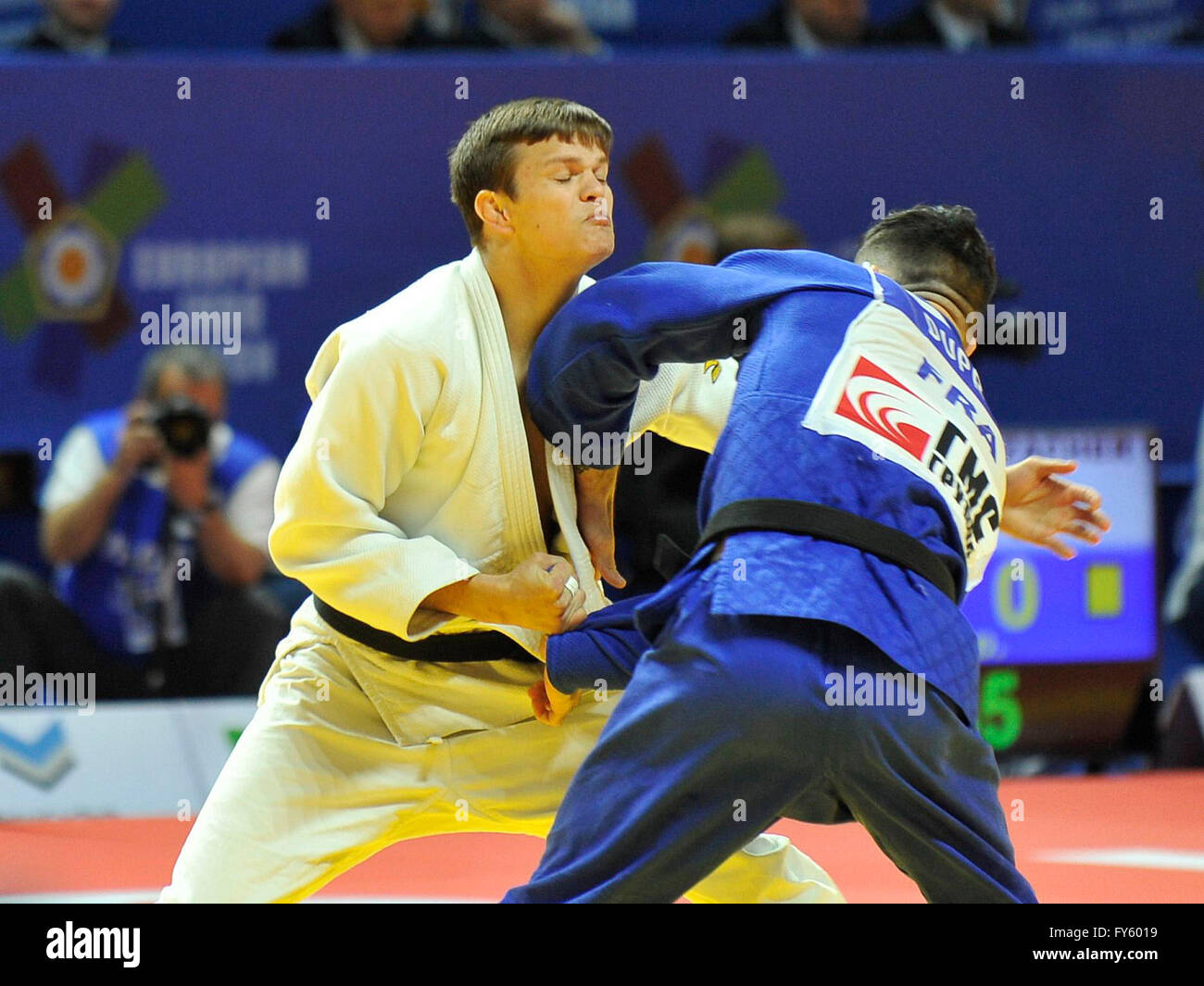 Kazan, Russian Federation. 22nd Apr, 2016. Czech judoka Jakub Jecminek ...