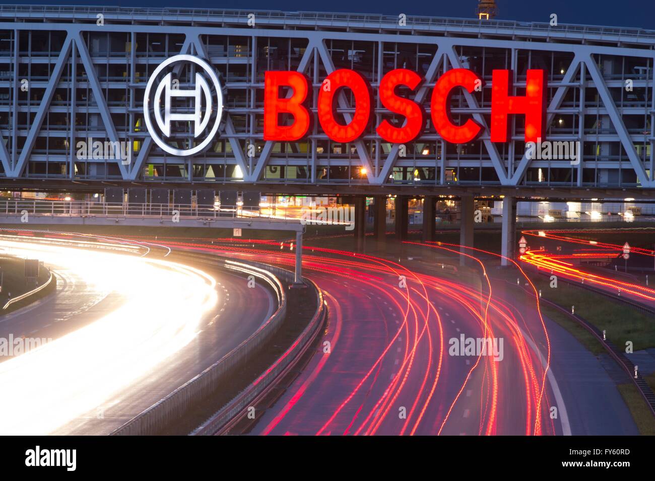 Stuttgart, Germany. 13th May, 2014. A picture taken with long exposure ...