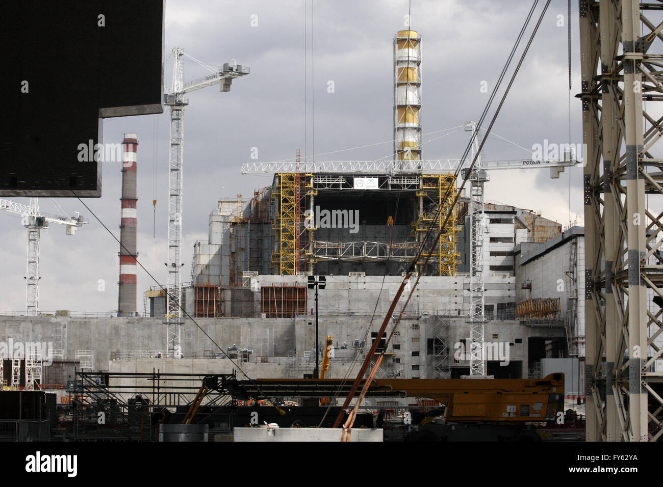 Chernobyl new safe confinement hi-res stock photography and images - Alamy
