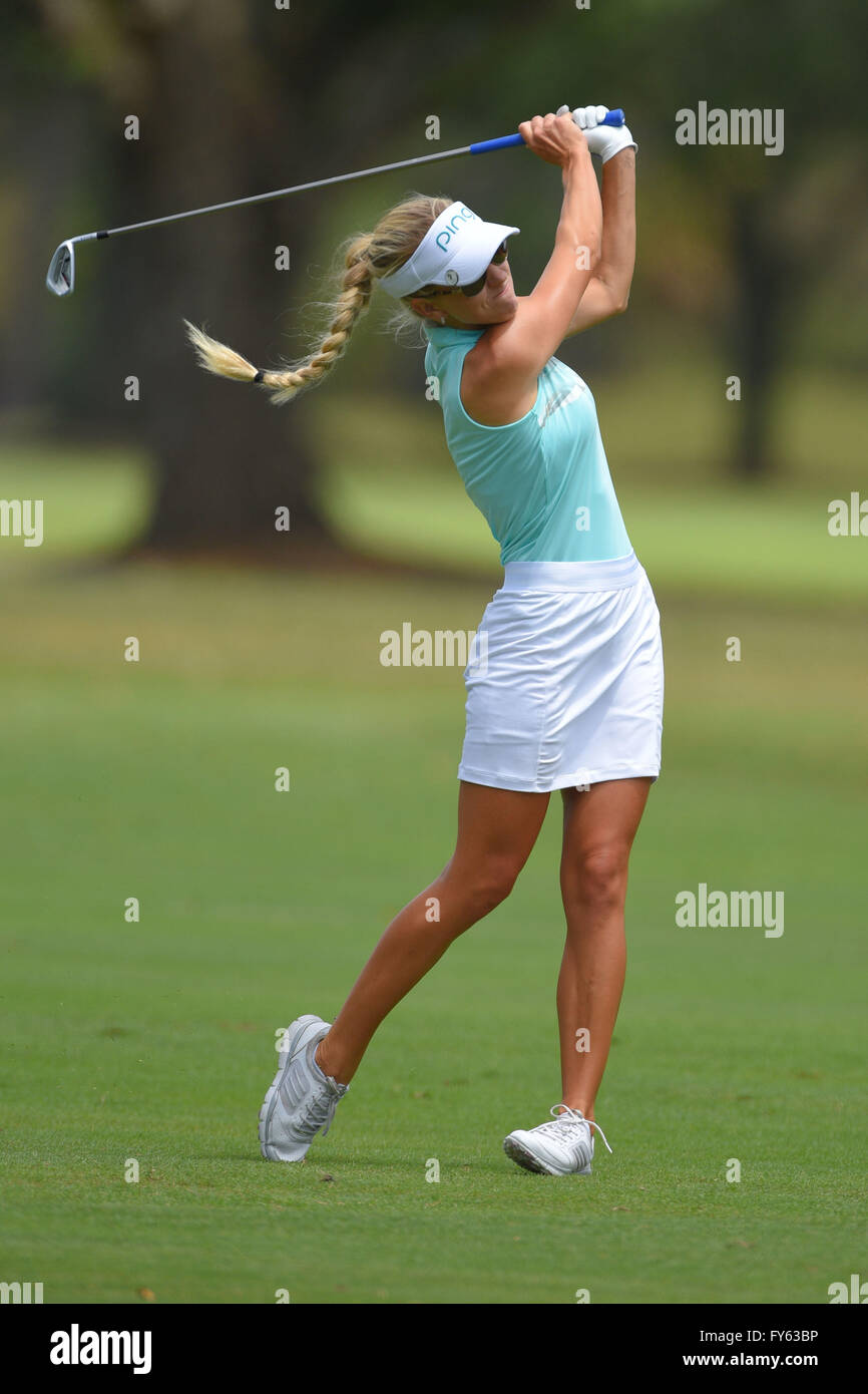Sarasota, Florida, USA. 22nd Apr, 2016. Krista Puisite during the first ...