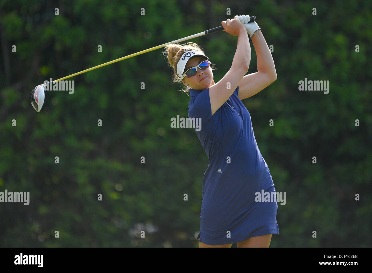 Sarasota, Florida, USA. 22nd Apr, 2016. Kathleen Ekey during the first ...