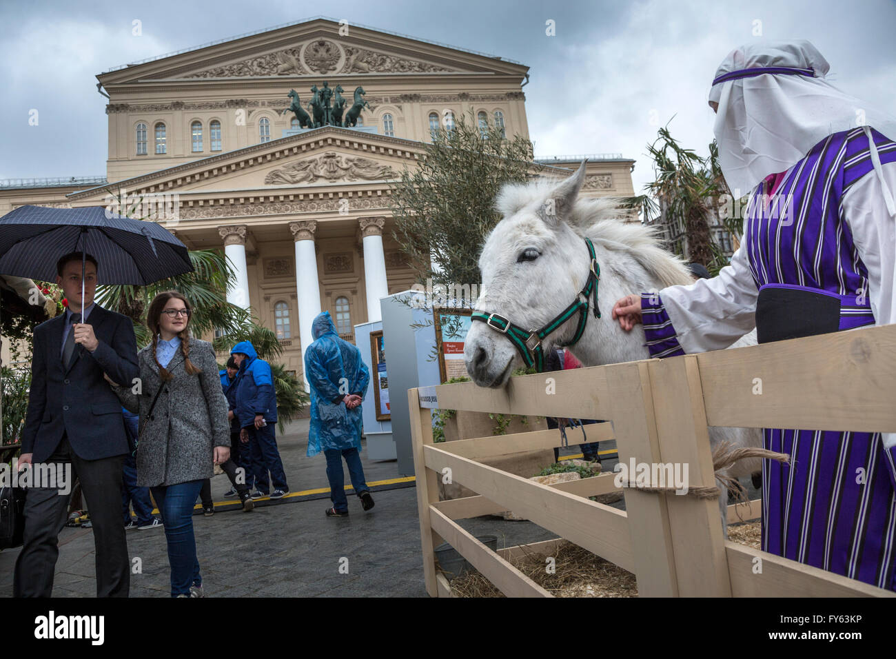 Moscow, Russia. 22 April, 2016. The opening of the Moscow Spring ...