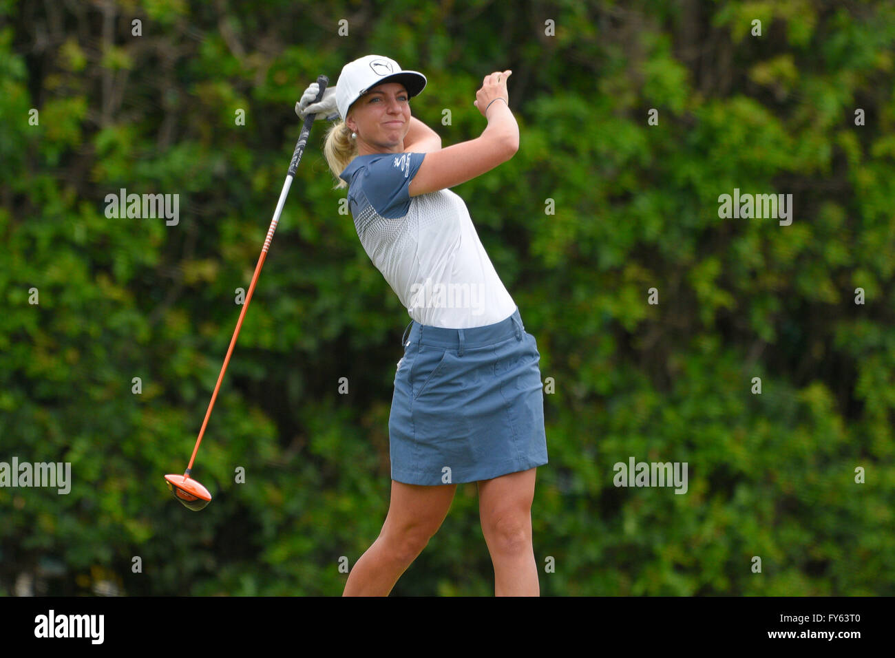 Sarasota, Florida, USA. 22nd Apr, 2016. Sophia Popov the first round of ...