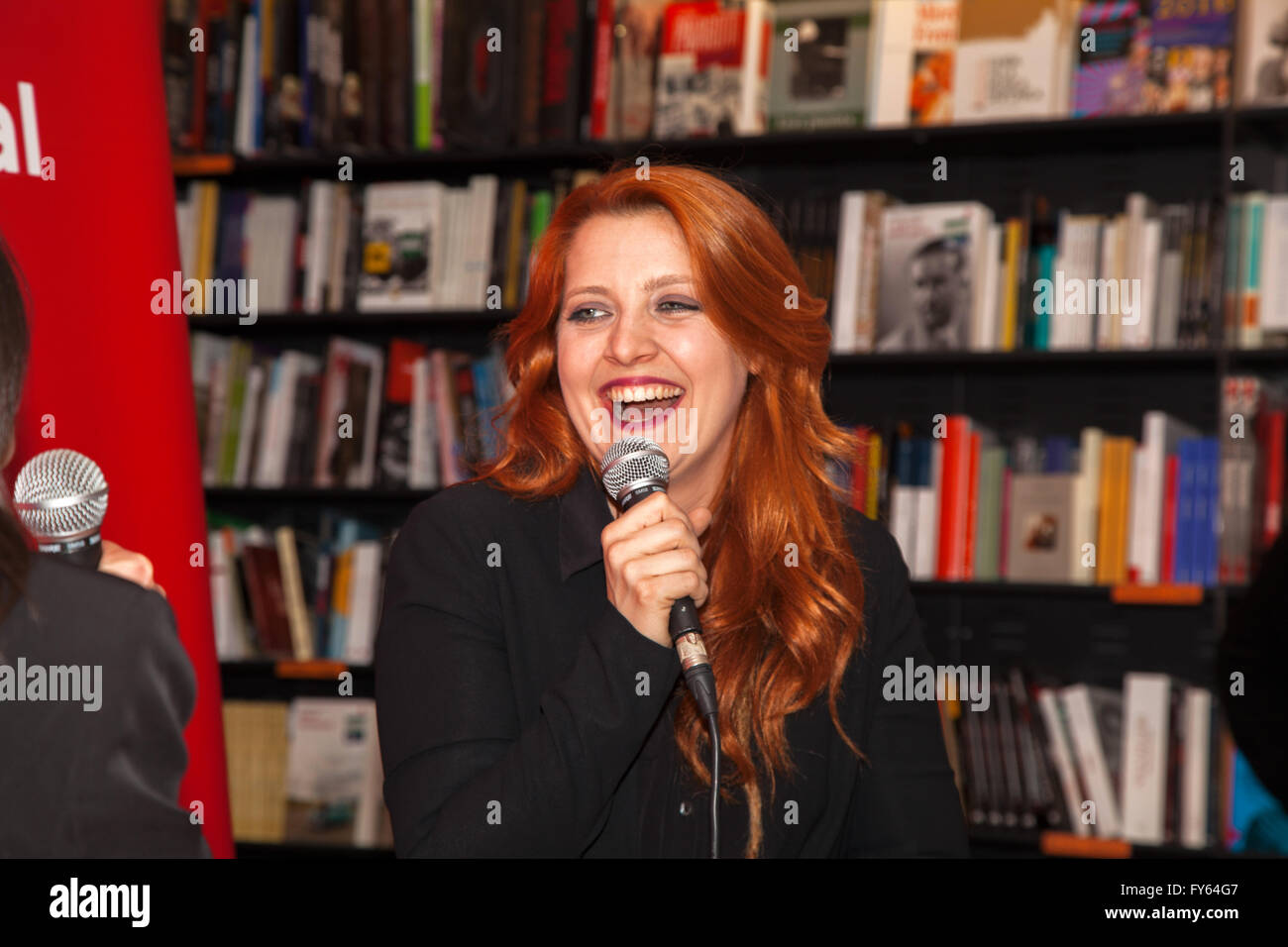 Palermo, Italy. 22nd Apr, 2016. The Italian singer Noemi, a.k.a ...