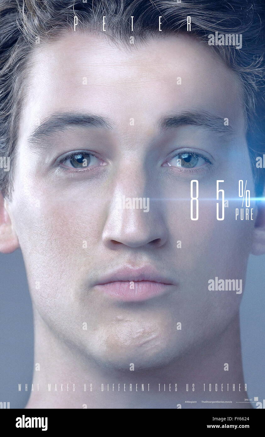 Miles teller the divergent series hi-res stock photography and images ...