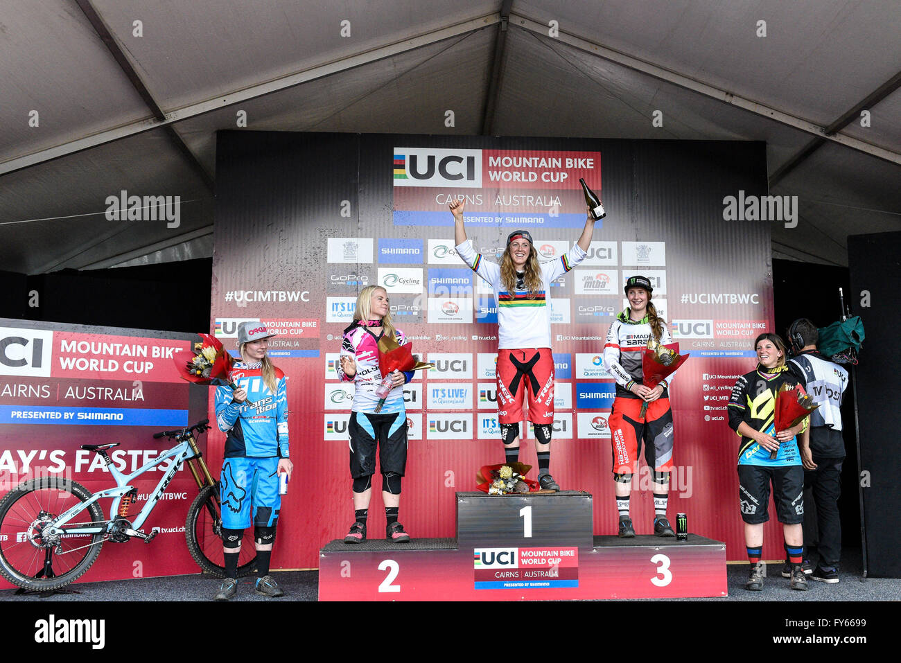 Cairns, Australia. 23rd Apr, 2016. UCI Mountain Bike World Cup. Womens ...