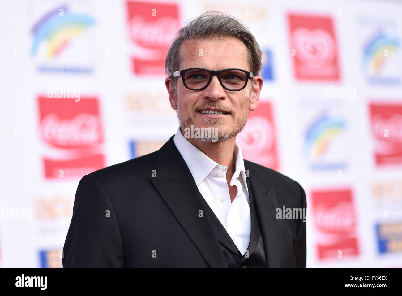 Rust, Germany. 22nd Apr, 2016. Actor Goetz Otto arrives for the 'Radio ...