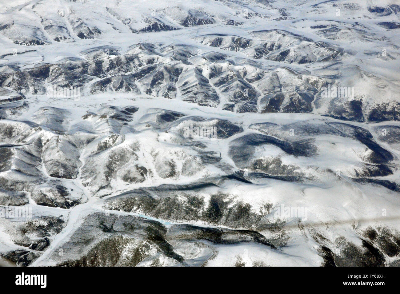 Mongolia, aerial view Stock Photo - Alamy