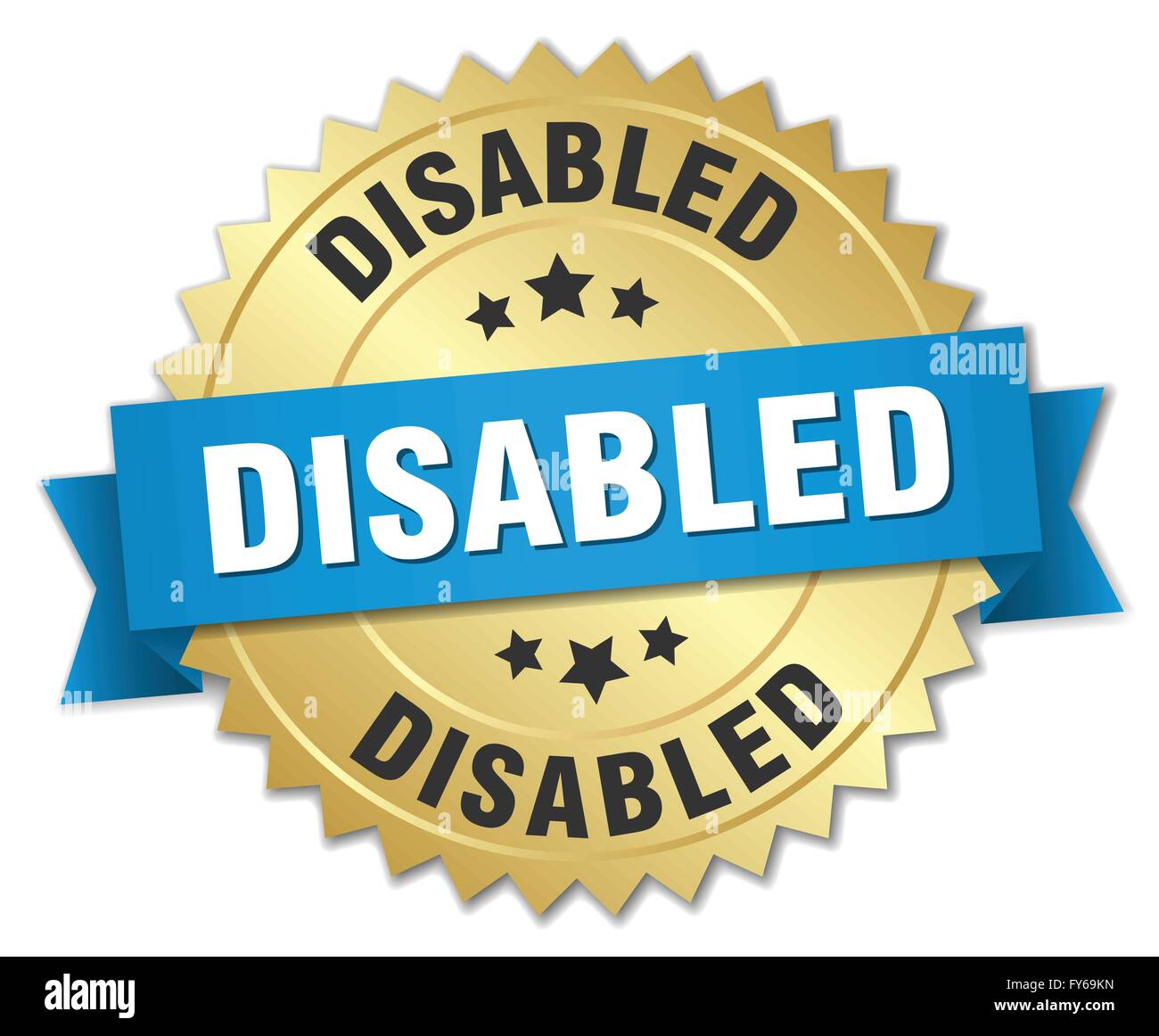 Blue badge disabled Cut Out Stock Images & Pictures - Alamy