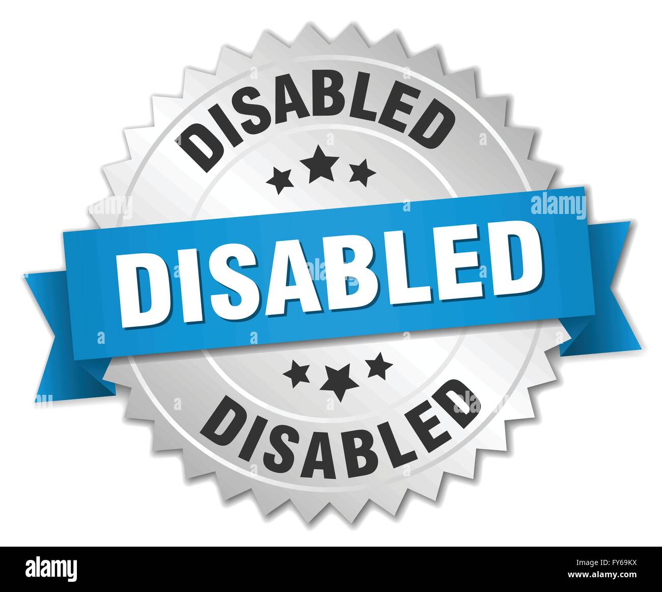 Blue badge disabled Cut Out Stock Images & Pictures - Alamy
