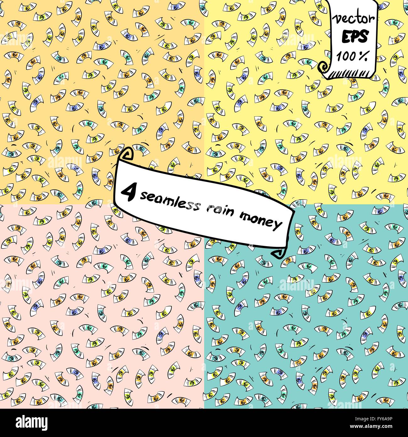 Money banknotes euro dollar Stock Vector Images - Alamy