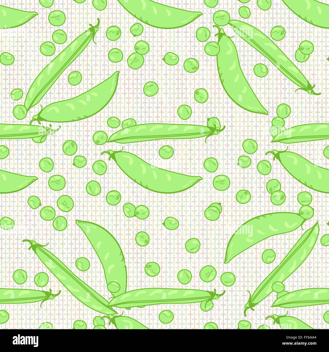 Pods green peas isolated Stock Vector Images - Alamy