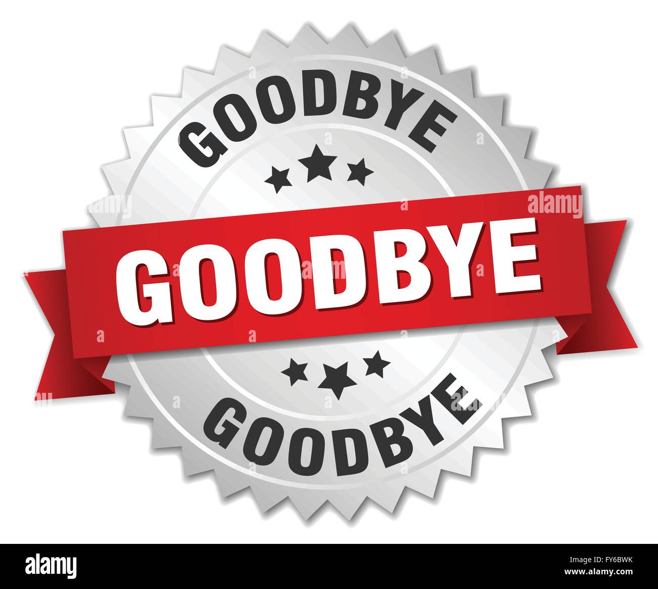 Goodbye seal Stock Vector Images - Alamy