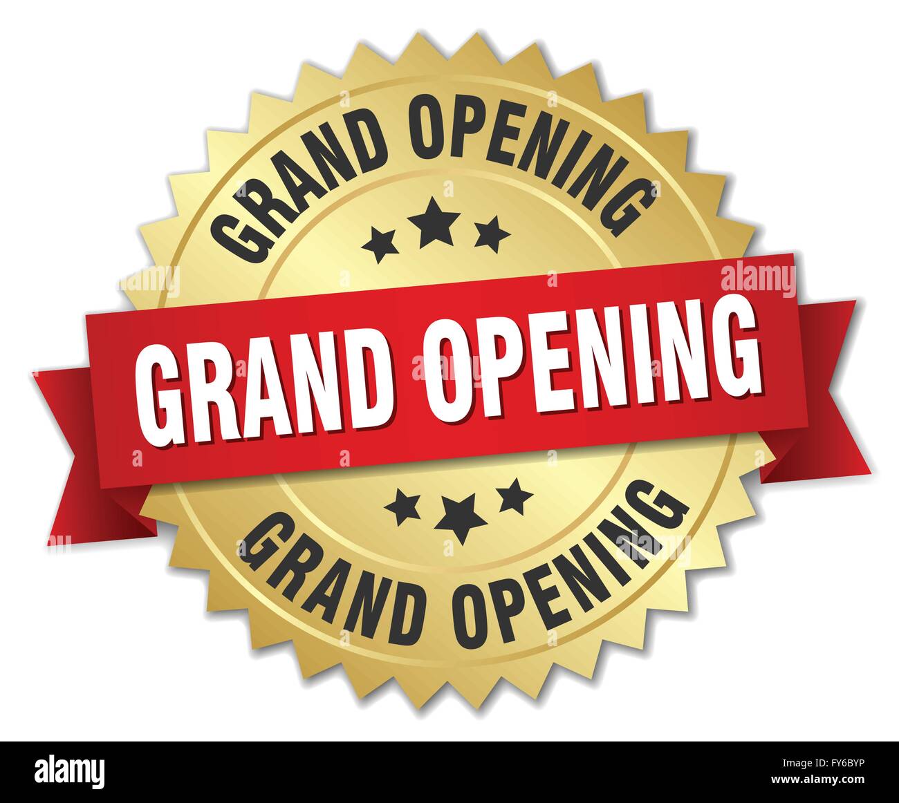Grand opening seal Stock Vector Images - Alamy