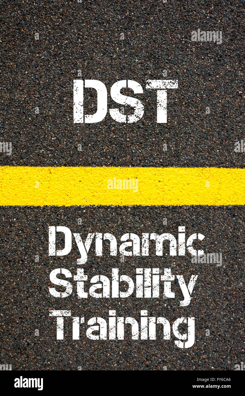 Concept image of Business Acronym DST Dynamic Stability Training ...