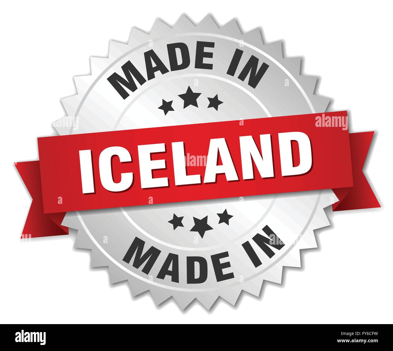 Made in iceland silver badge hi-res stock photography and images - Alamy