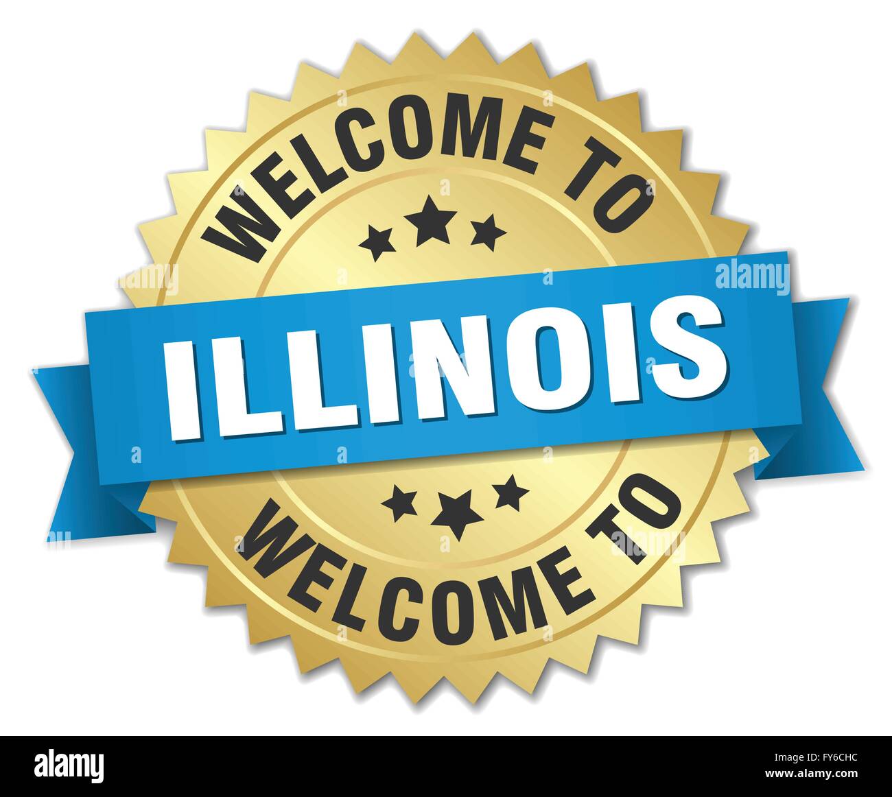 Illinois seal Stock Vector Images - Alamy