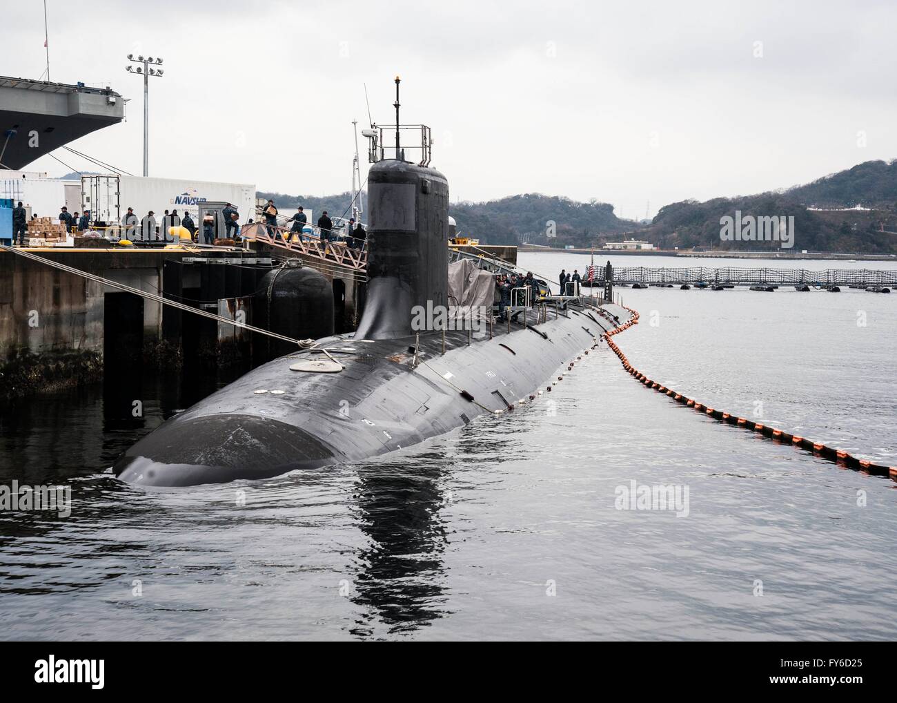Moored submarine hi-res stock photography and images - Alamy