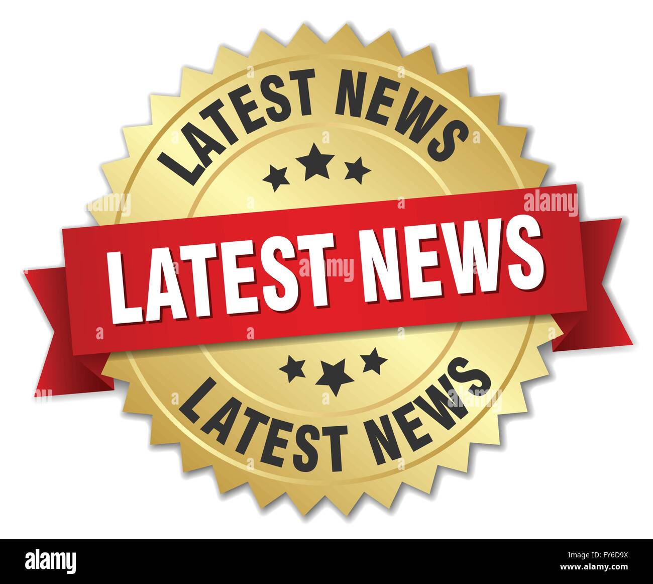 News ribbon isolated sign Stock Vector Images - Alamy