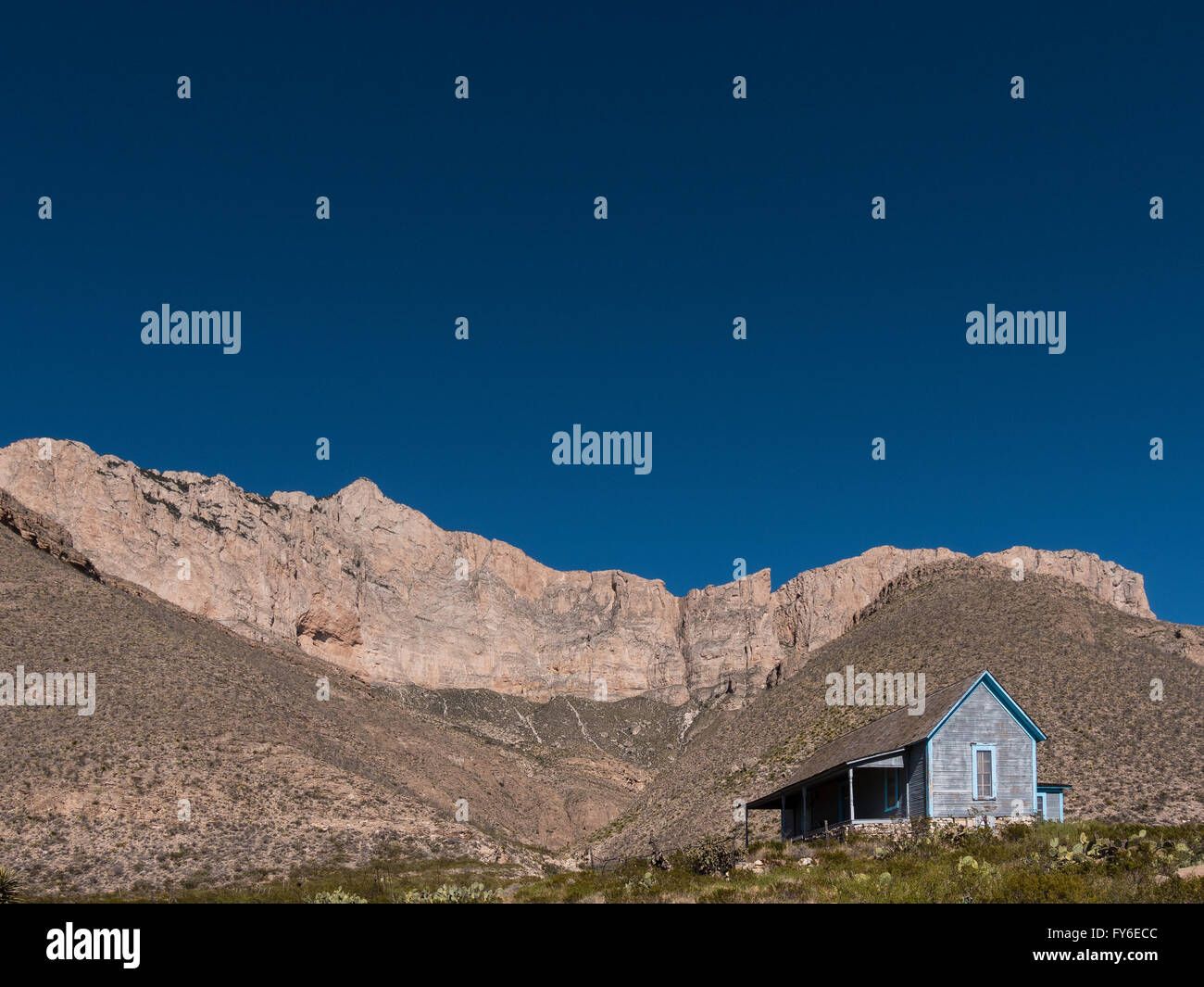 Williams Ranch, Guadalupe Mountains National Park, Texas Stock Photo ...