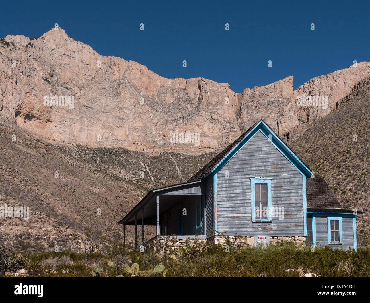 Williams Ranch, Guadalupe Mountains National Park, Texas Stock Photo ...