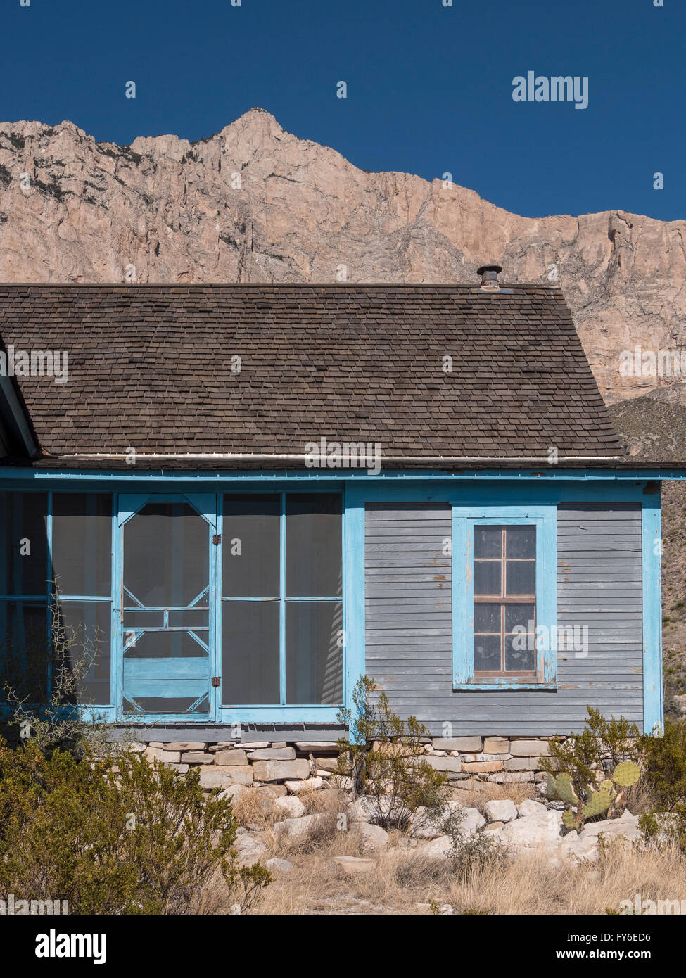 Williams Ranch, Guadalupe Mountains National Park, Texas Stock Photo ...