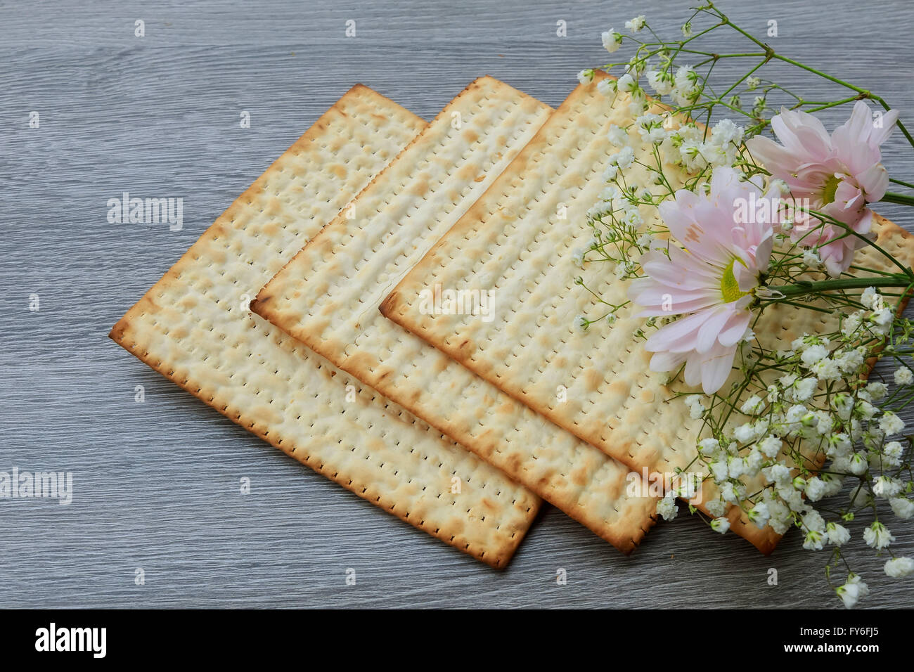 Pesach matzo passover with and matzoh jewish passover bread Stock Photo ...