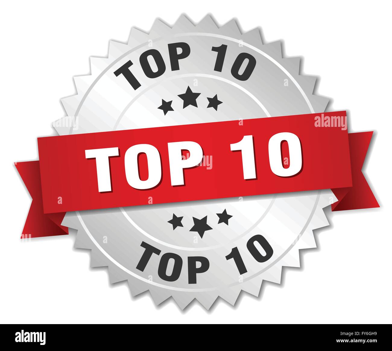 Top 10 badge Stock Vector Images - Alamy