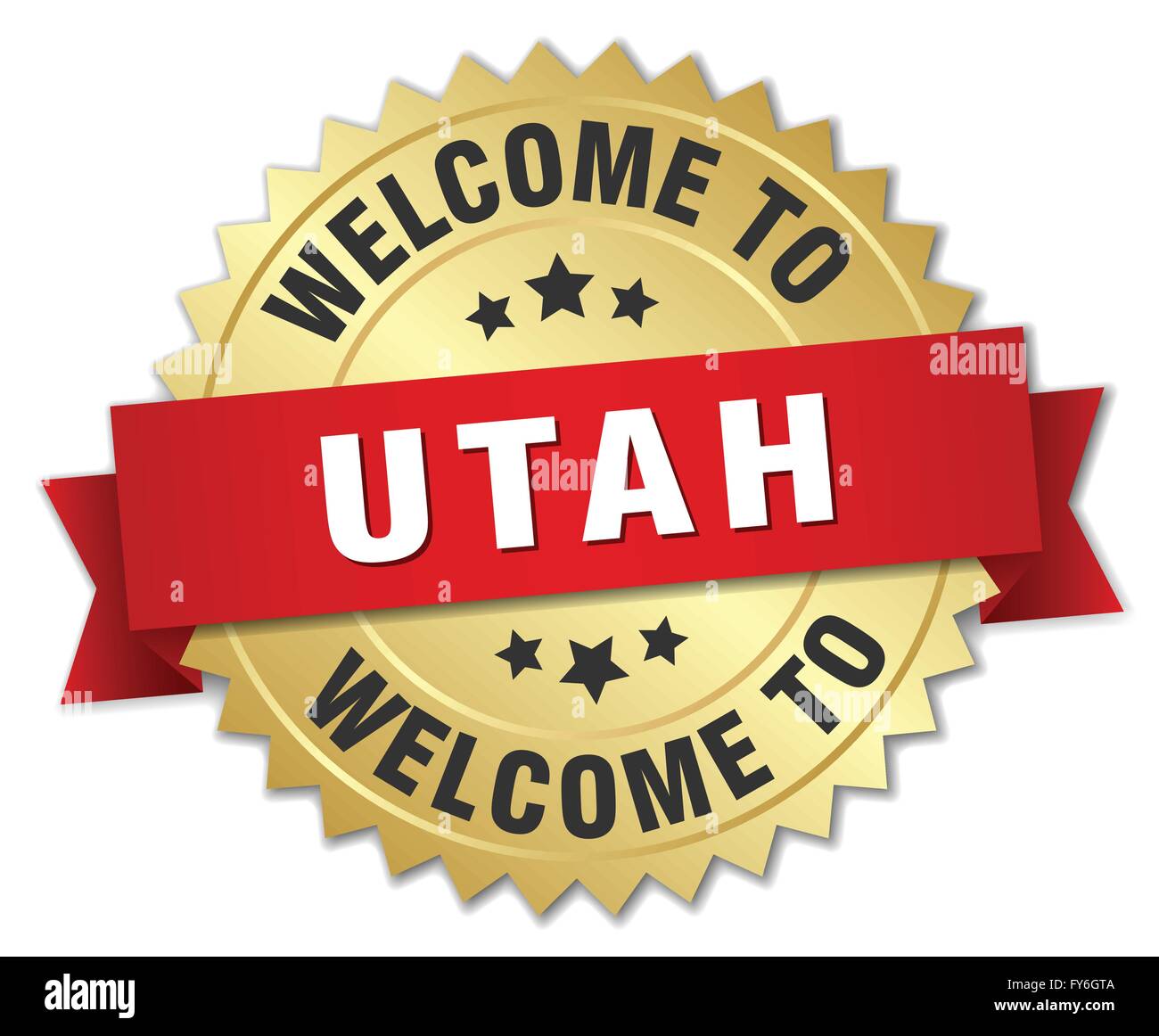 Seal of utah Stock Vector Images - Alamy