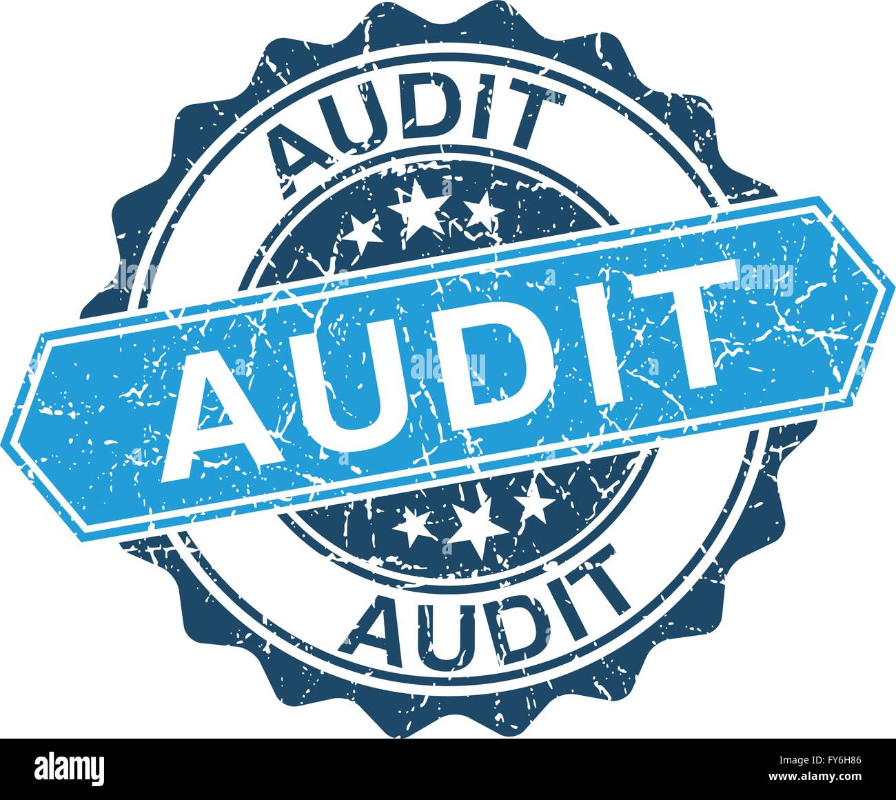 Audit grungy stamp isolated on white background Stock Vector Image ...