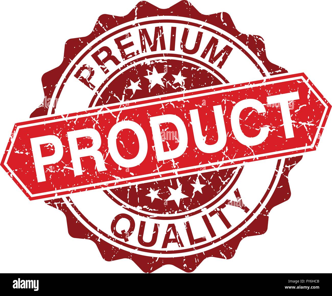 premium quality product red vintage stamp isolated on white background ...