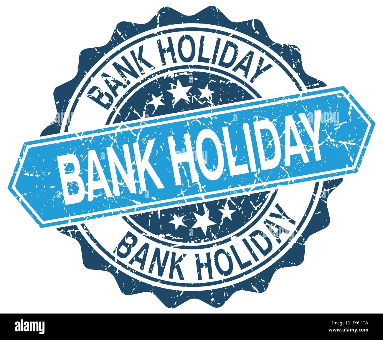 Bank holiday vintage stamp hi-res stock photography and images - Alamy