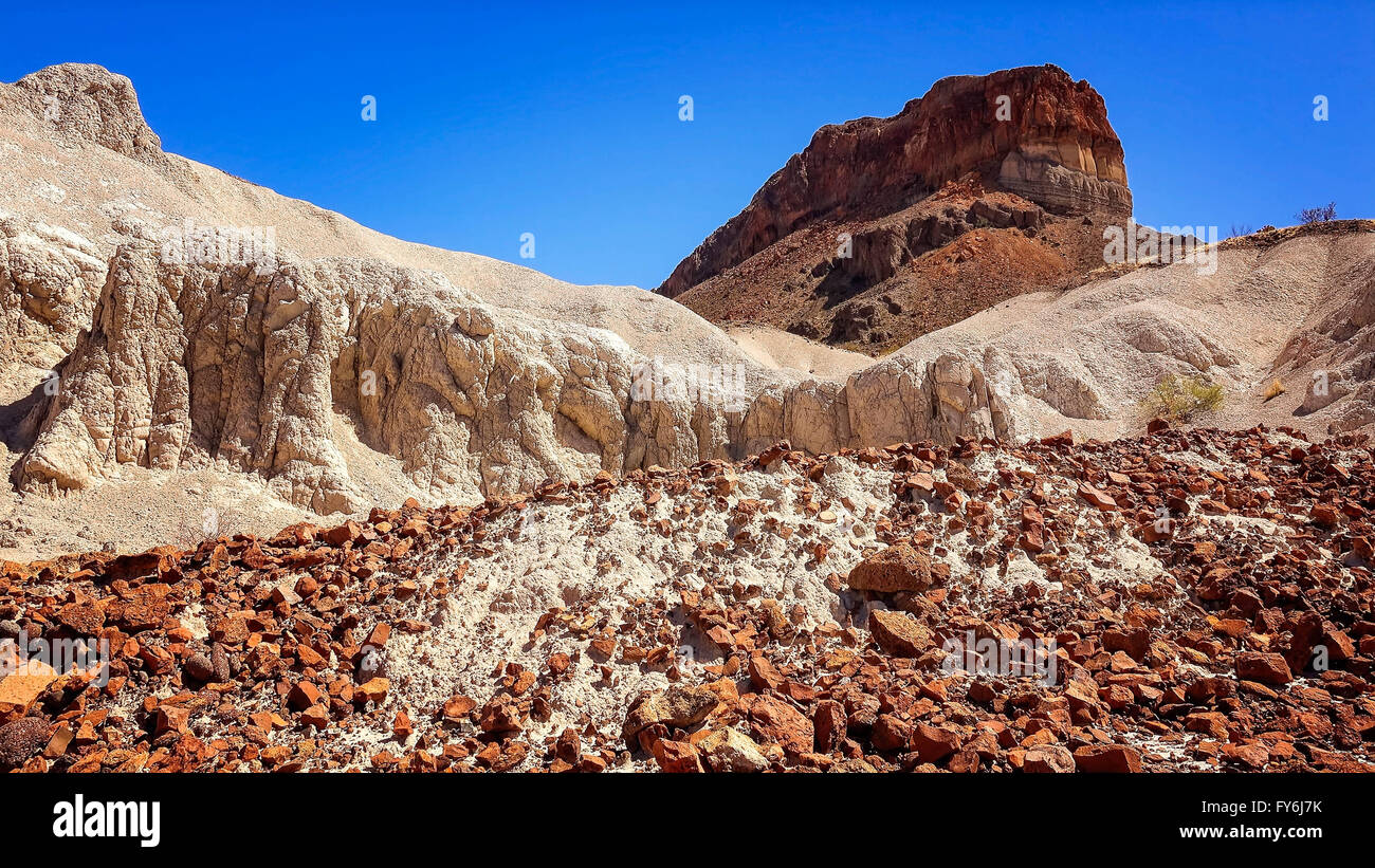 Interesting rock formation in Big Bend National Park Stock Photo - Alamy