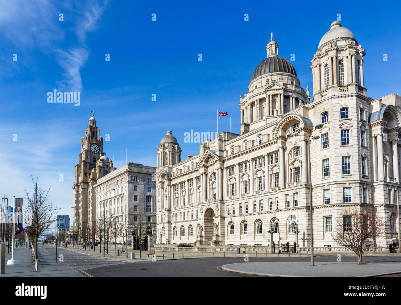 The Royal Liver, Cunard and Port of Liverpool Buildings ("The Three ...
