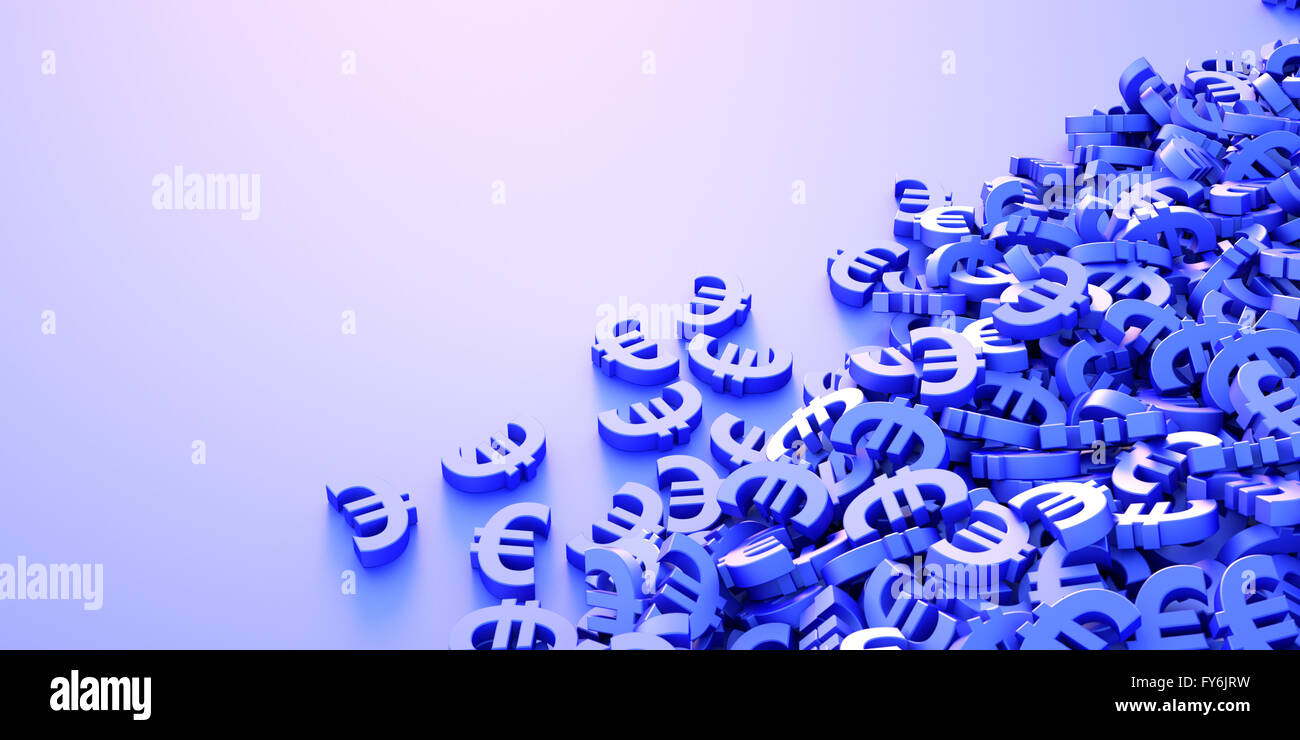 Euro currency symbols background, financial concepts Stock Photo - Alamy