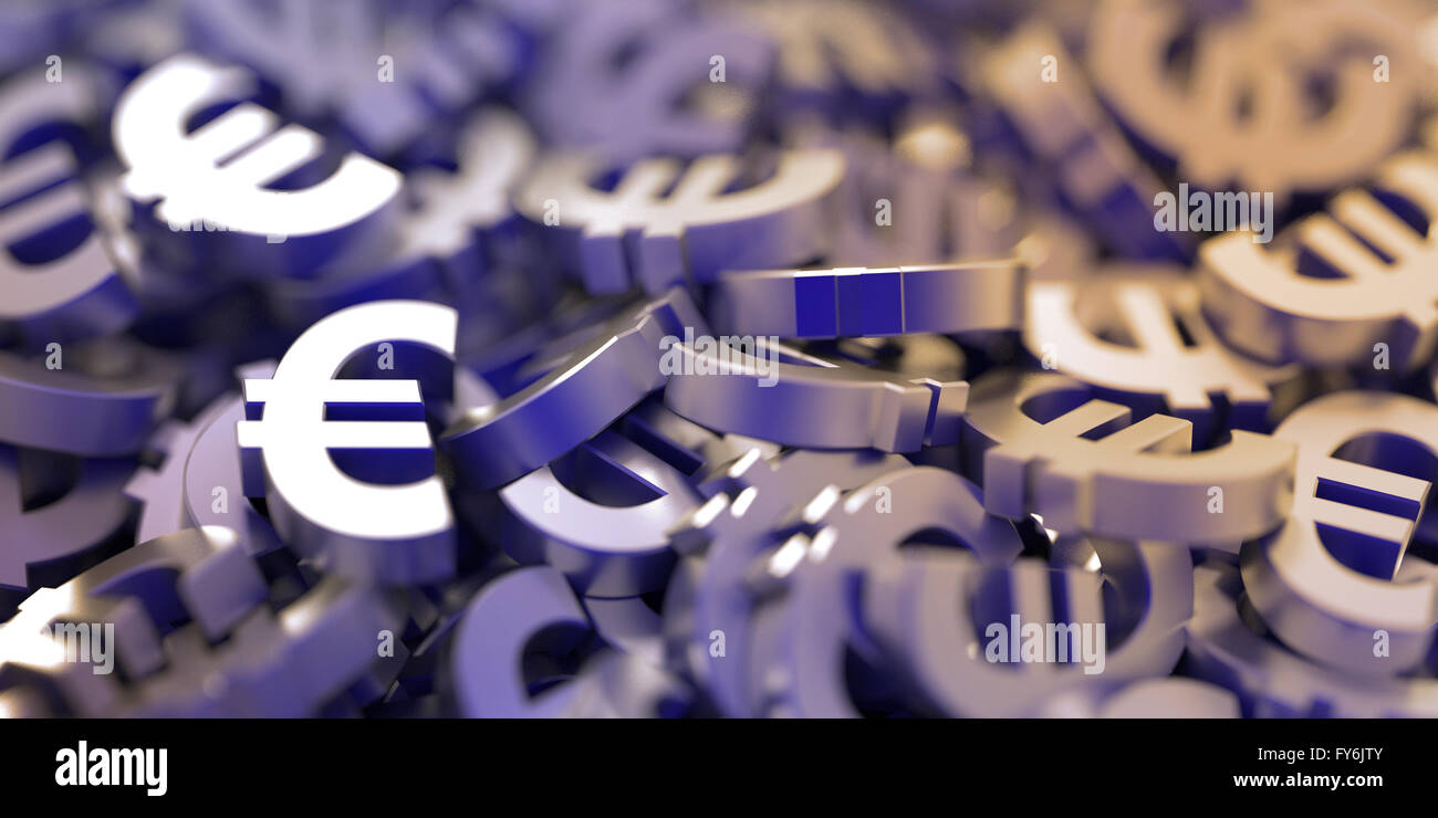 Euro currency symbols background, financial concepts Stock Photo - Alamy