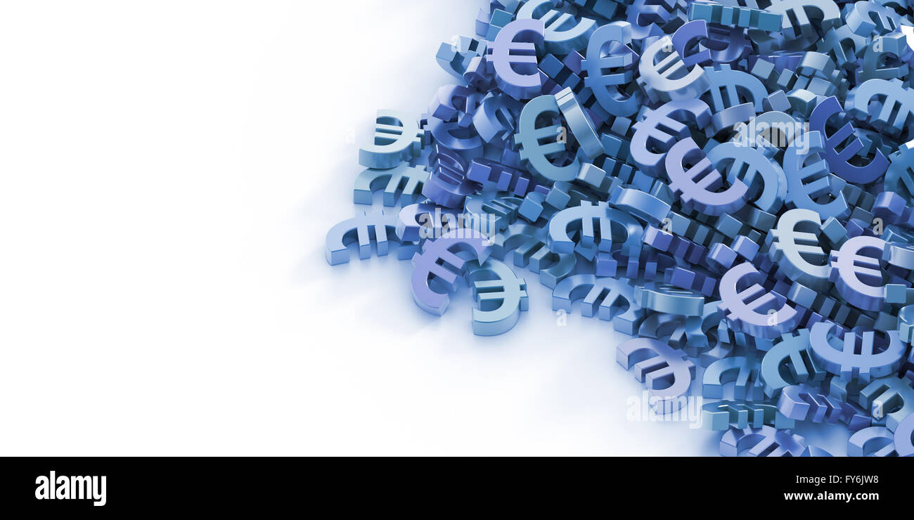 Euro currency symbols background, financial concepts Stock Photo - Alamy