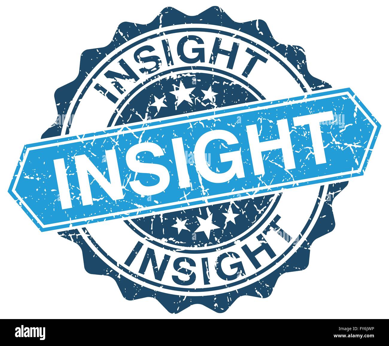 insight blue round grunge stamp on white Stock Vector Image & Art - Alamy