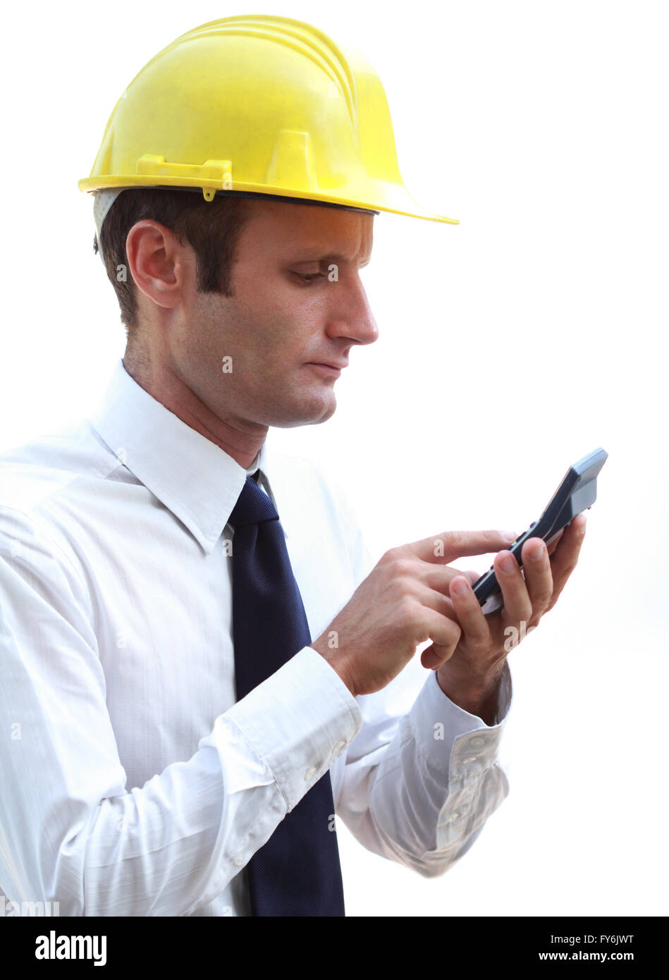 Builder manager at work. industrial concepts Stock Photo - Alamy