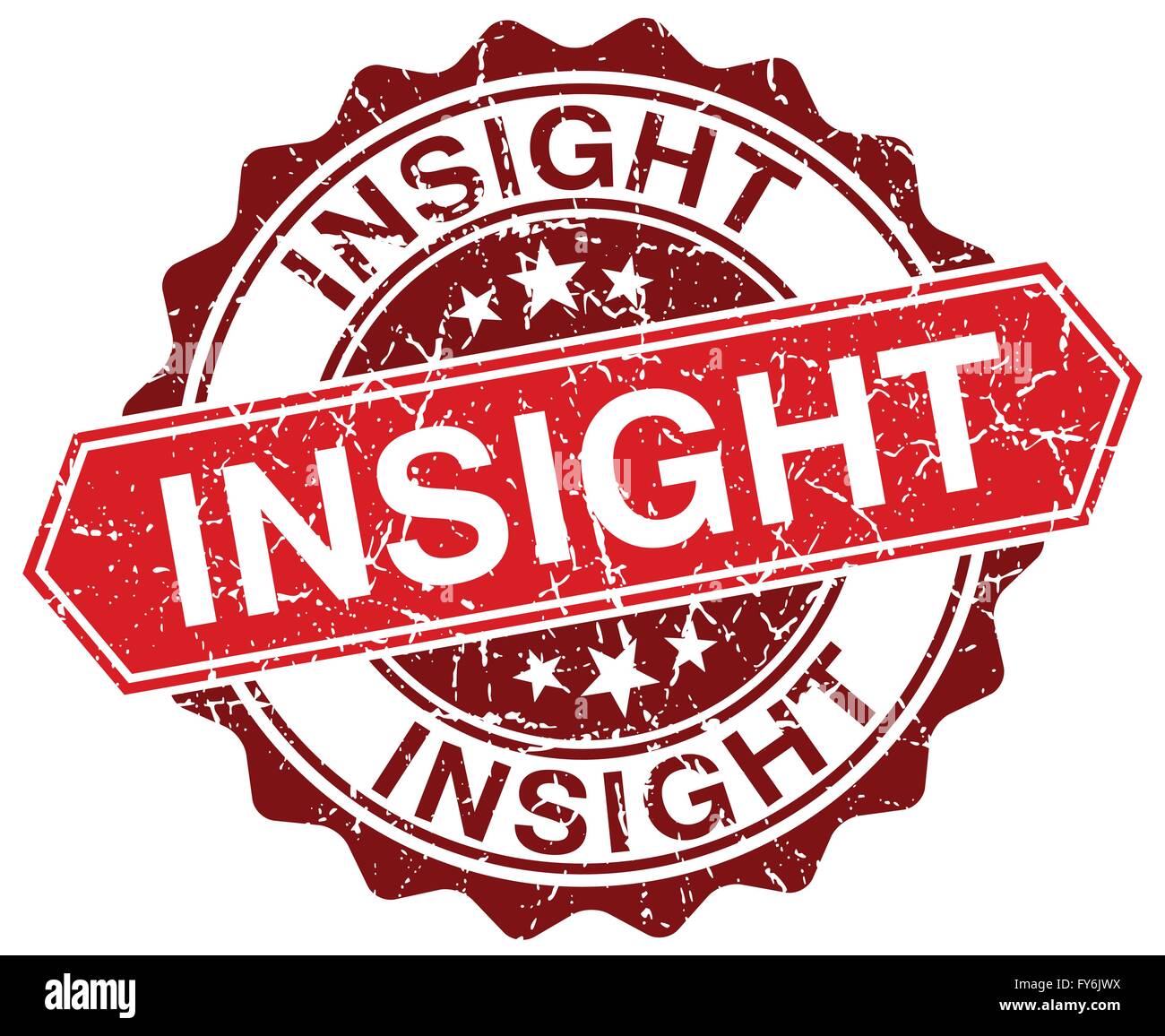 insight red round grunge stamp on white Stock Vector Image & Art - Alamy