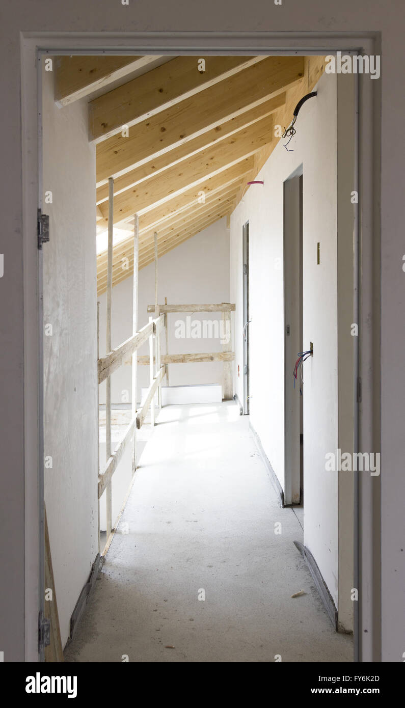 Modern villa construction site, architecture and design Stock Photo - Alamy