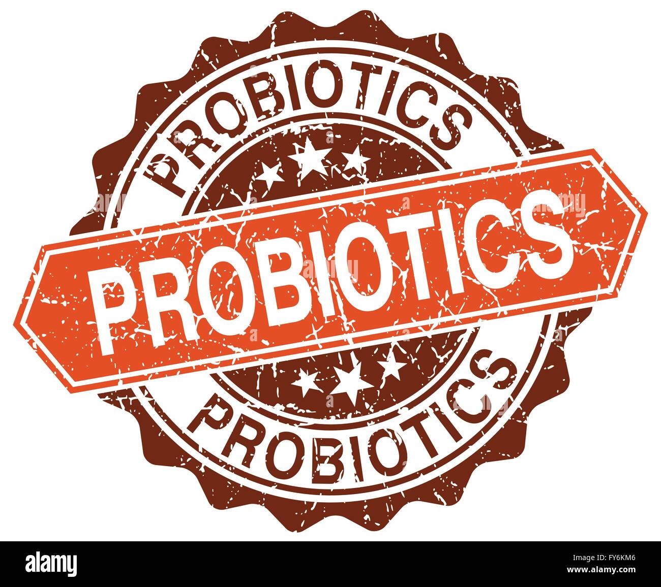 Probiotics stamp Stock Vector Images - Alamy