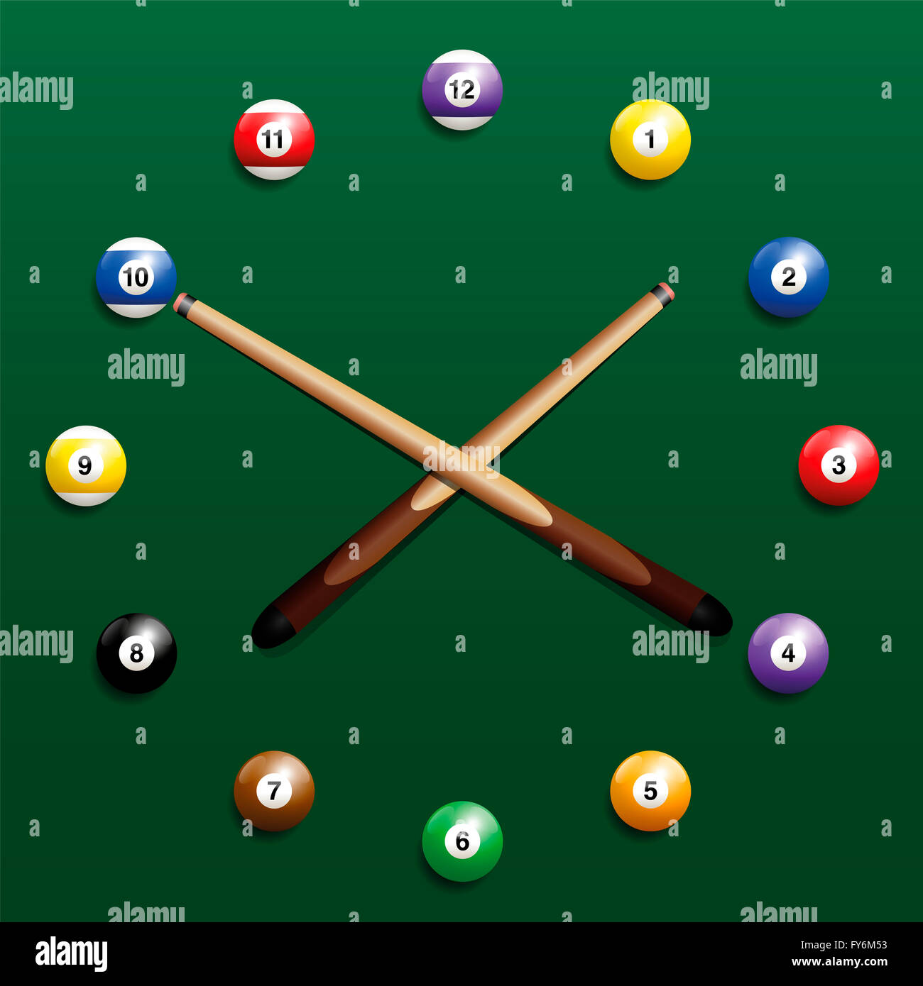 Realistic clock hi-res stock photography and images - Alamy