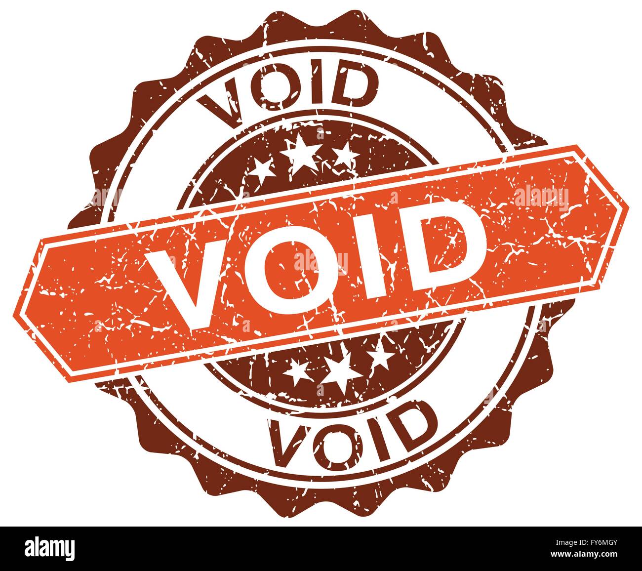 void orange round grunge stamp on white Stock Vector Image & Art - Alamy