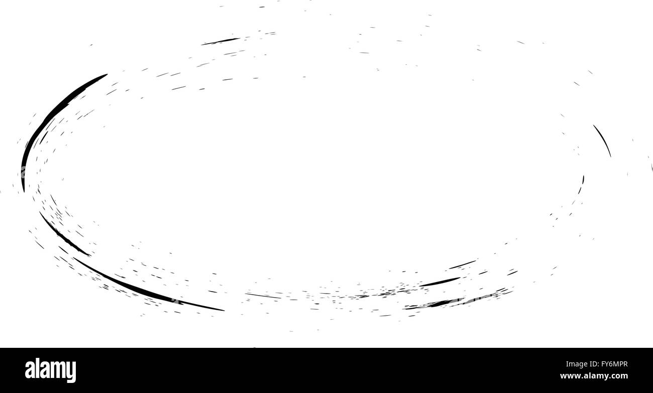 Round oval shape Black and White Stock Photos & Images - Alamy