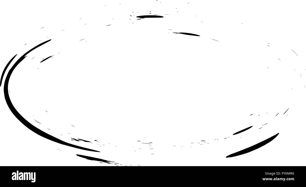 Round oval shape Black and White Stock Photos & Images - Alamy