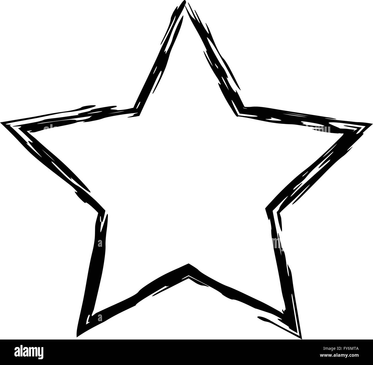 grunge star vector Stock Vector Image & Art - Alamy